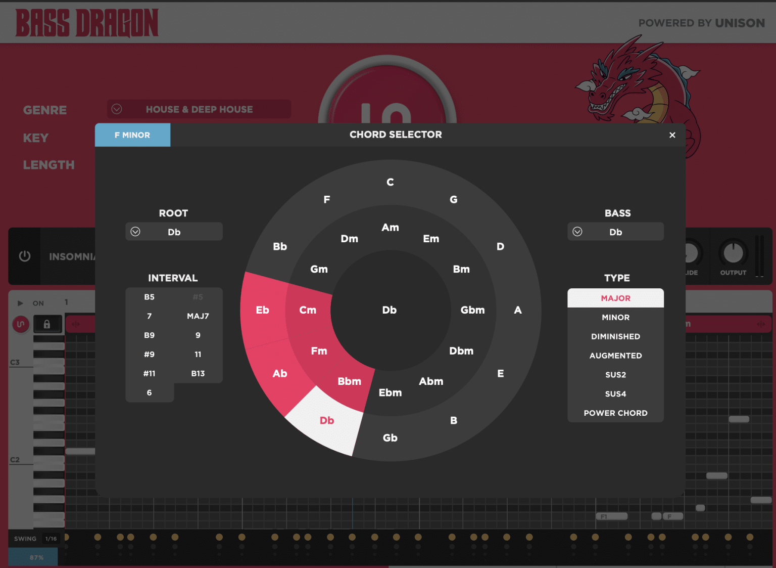 Unison Bass Dragon: The New AI Bassline Generator VST Finally Revealed